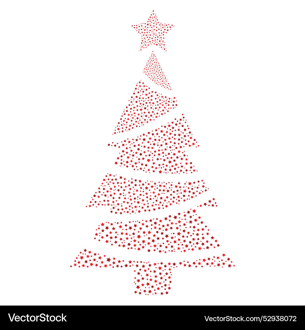 Christmas tree on transparent background design – Royalty-Free Vector ...