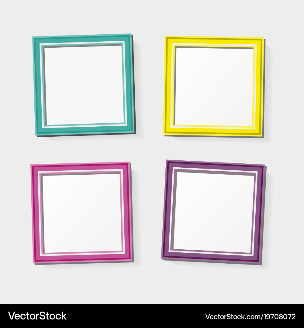Decoration template frames Royalty Free Vector Image
