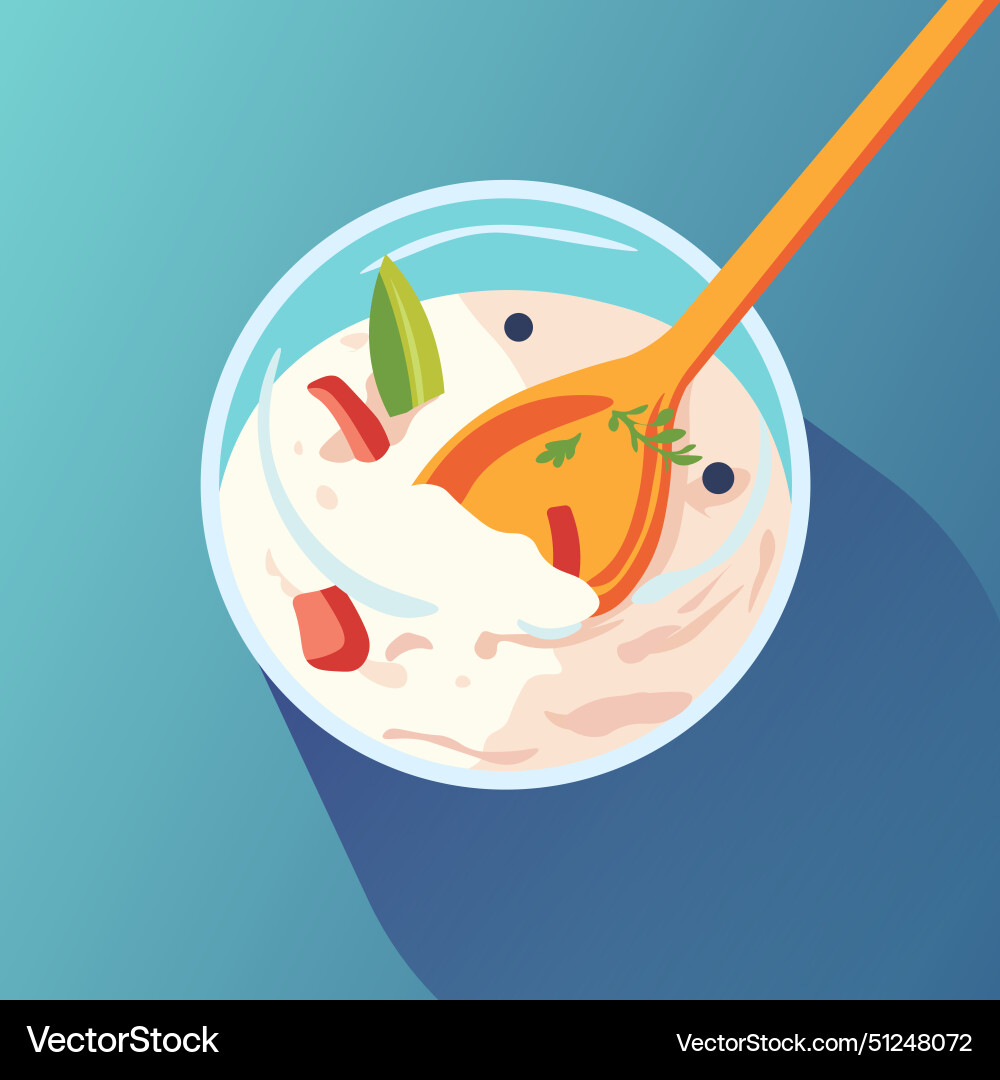 Modern food plating leaves design Royalty Free Vector Image