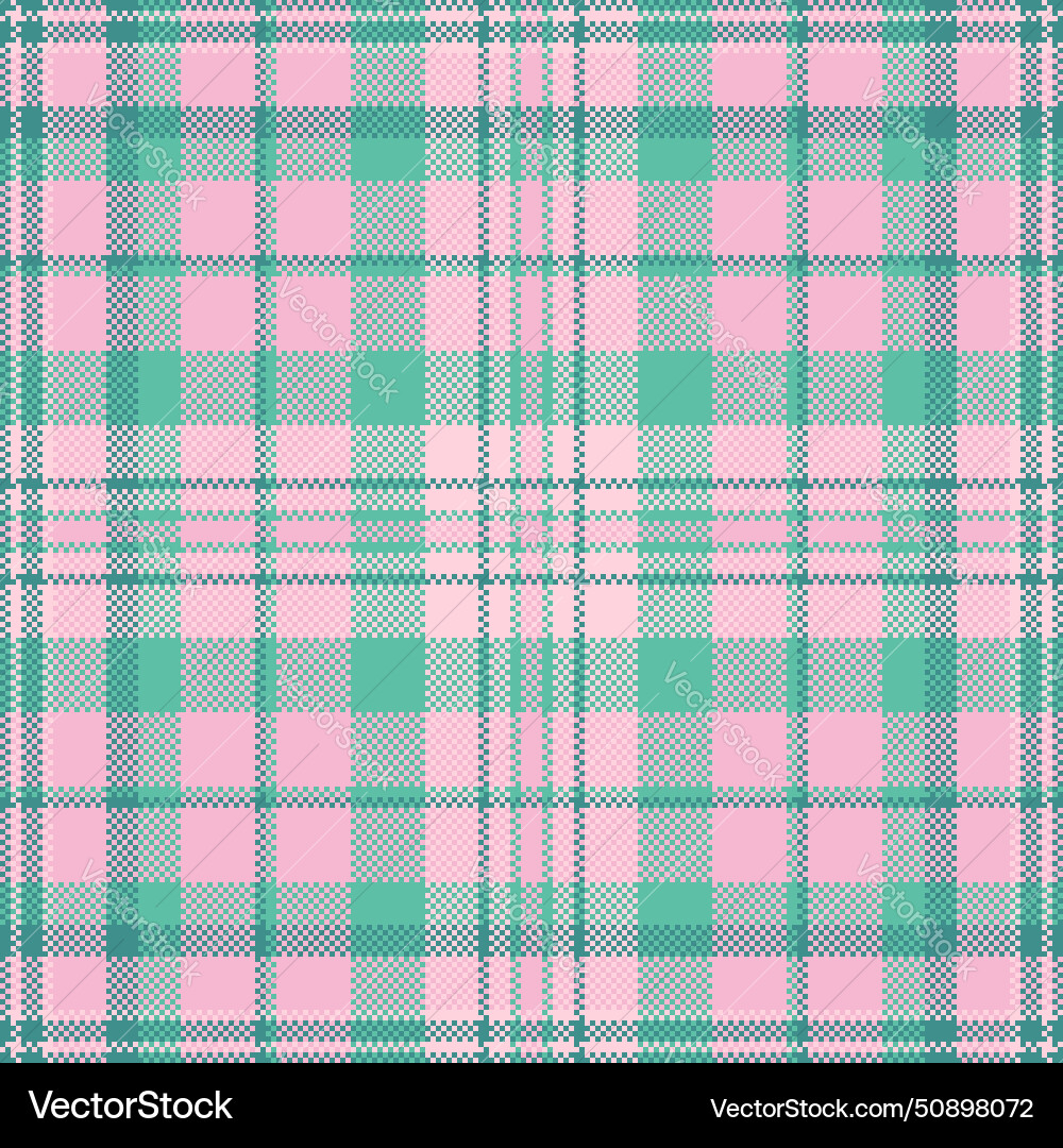 Textile check pattern of tartan seamless Vector Image
