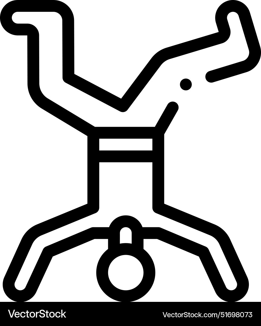 Break icon thin linear style design isolated Vector Image