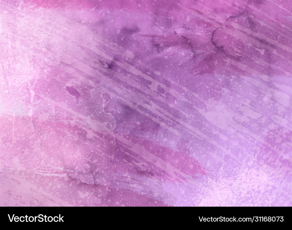 Pink detailed watercolour texture background Vector Image