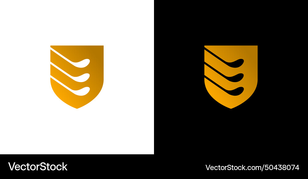 Golf safety logo design unique and modern Vector Image