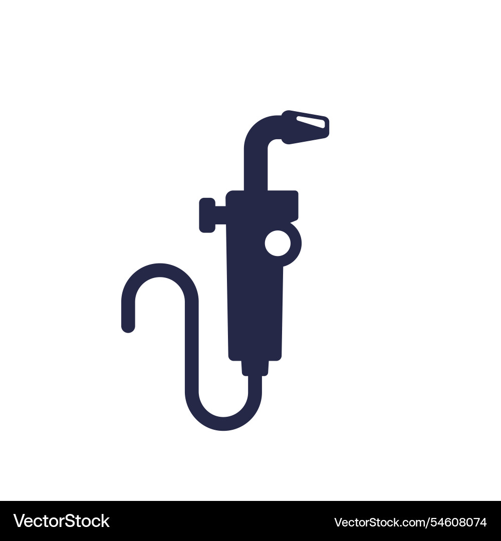 Welding tool icon pictogram on white Royalty Free Vector