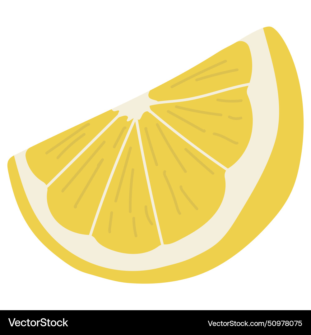 Lemon single 14 Royalty Free Vector Image - VectorStock