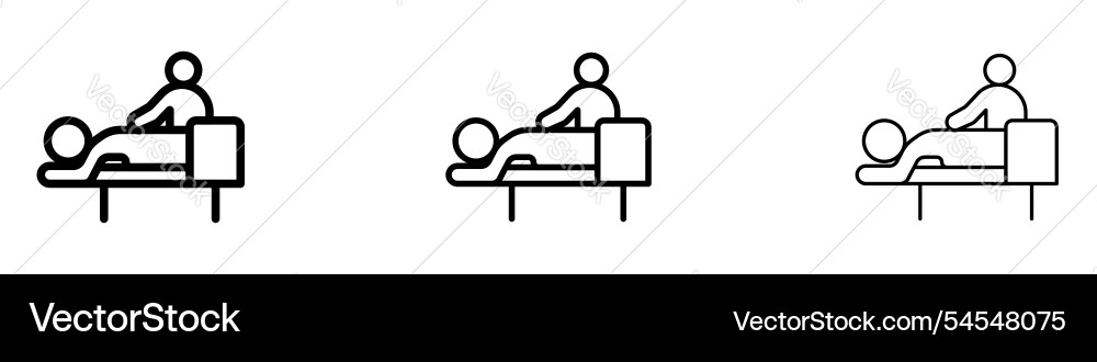 Massage icon Royalty Free Vector Image - VectorStock