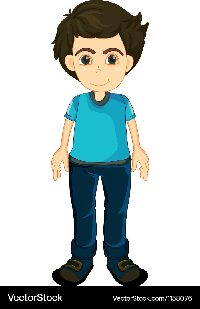 A boy Royalty Free Vector Image - VectorStock