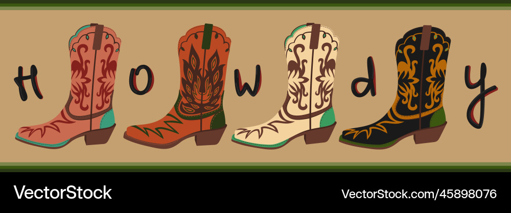 Howdy Royalty Free Vector Image - VectorStock Howdy Royalty Free Vector Image - VectorStock
