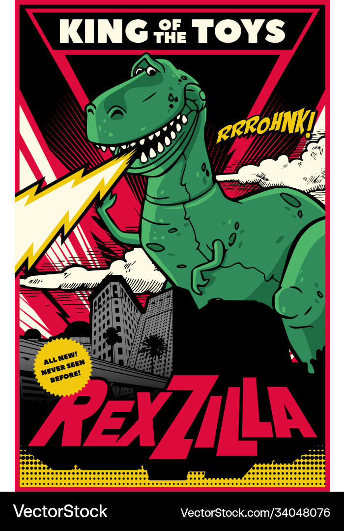 Rexzilla Royalty Free Vector Image - VectorStock