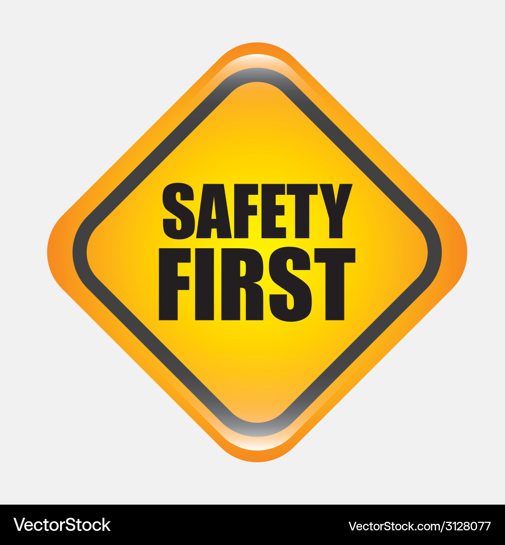 Safety design Royalty Free Vector Image - VectorStock