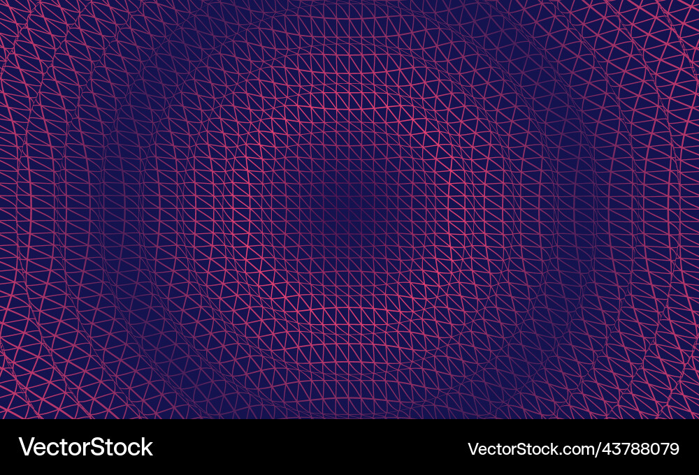 Abstract background with waves 3d surface Vector Image