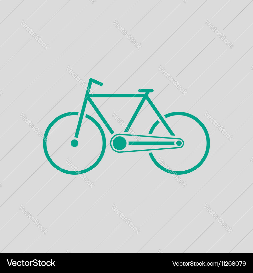 Ecological bike icon Royalty Free Vector Image