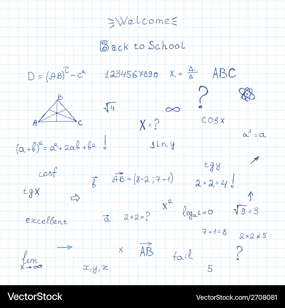 School notebook Royalty Free Vector Image - VectorStock