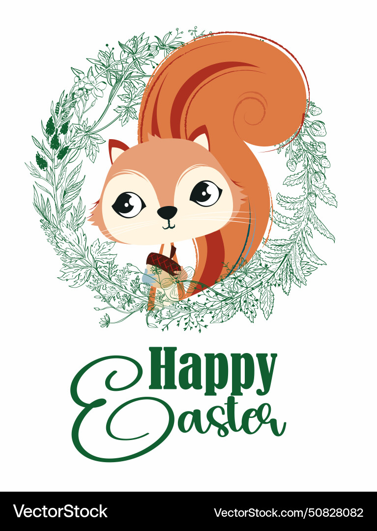 Happy easter Royalty Free Vector Image - VectorStock