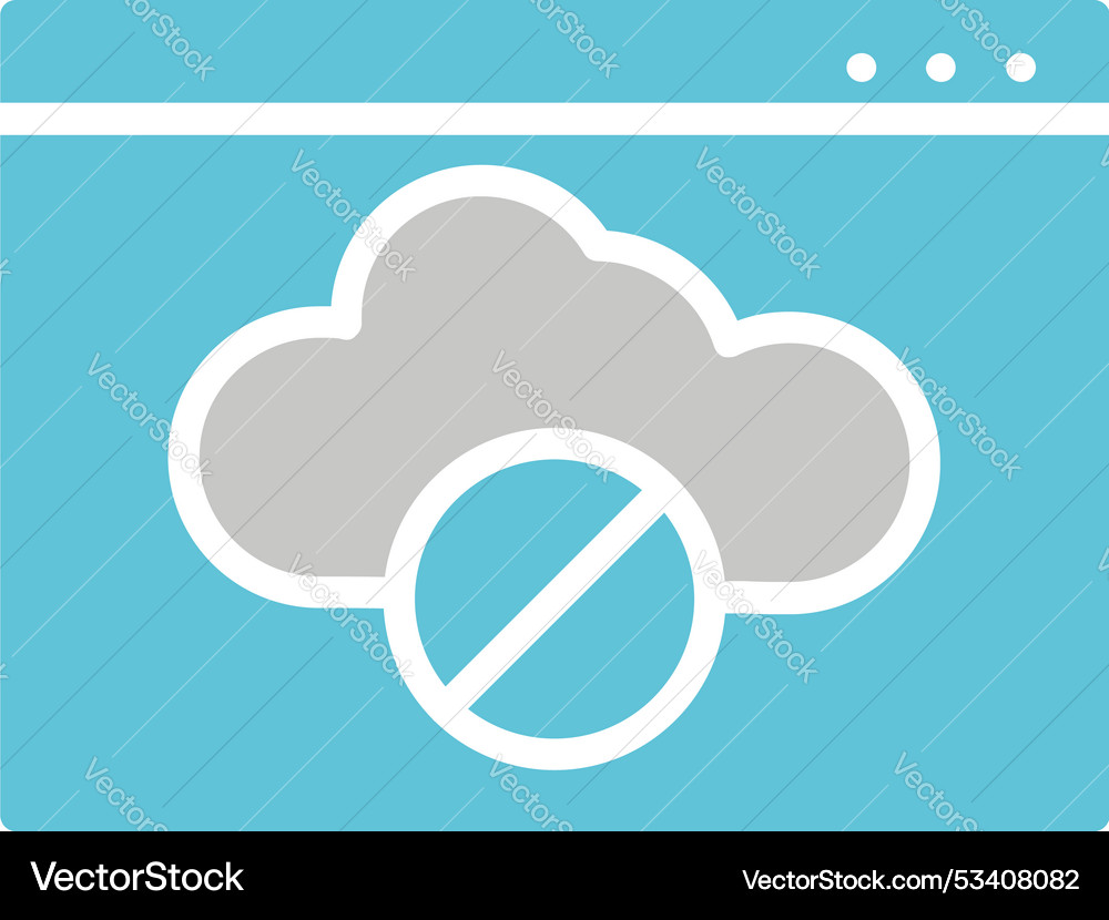 Locked glyph two colour icon Royalty Free Vector Image