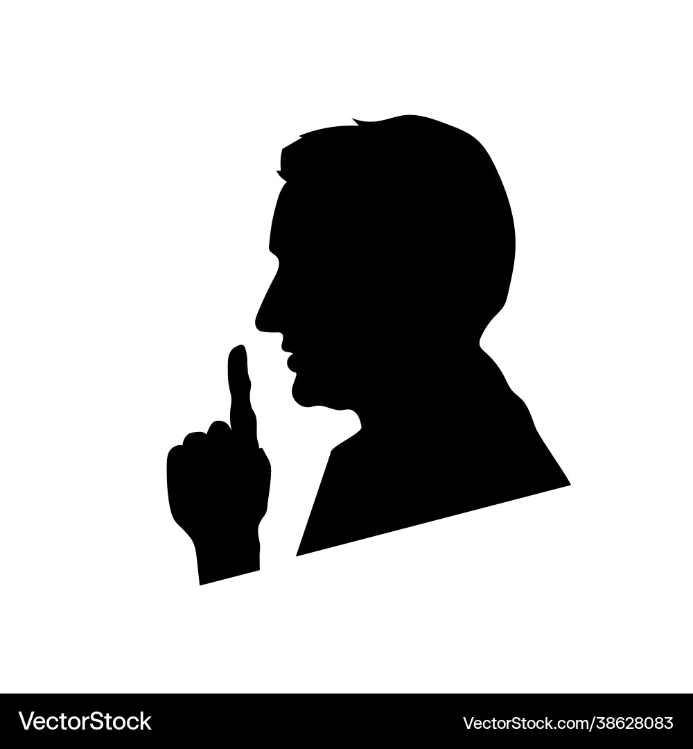 Silence Sign Vector Images (over 11,000)