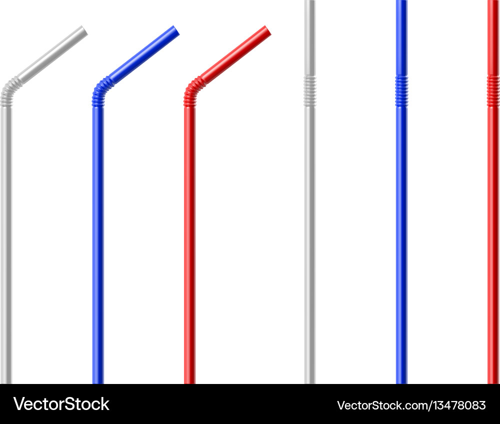 Drinking straw Royalty Free Vector Image - VectorStock