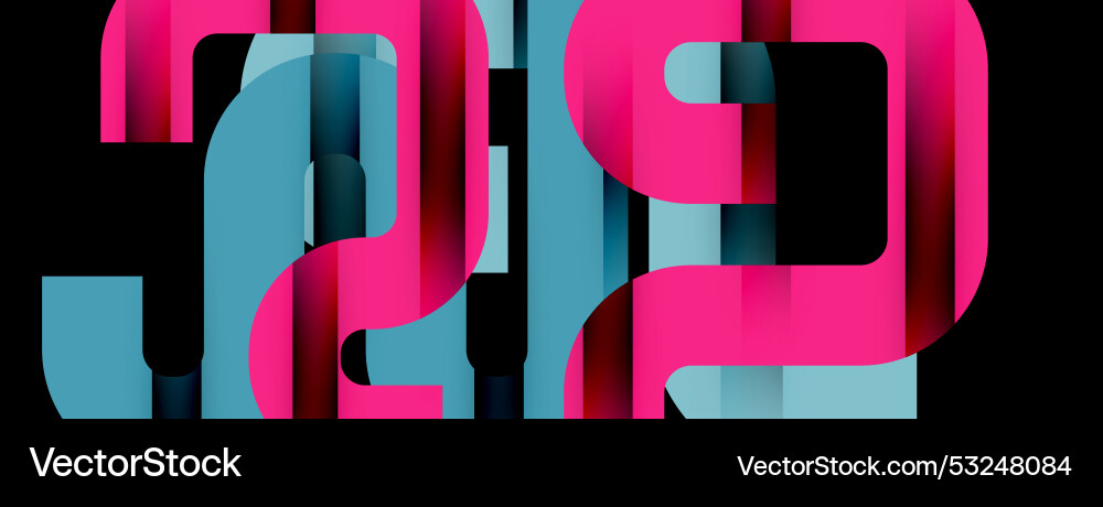 Lines abstract letter style design background Vector Image