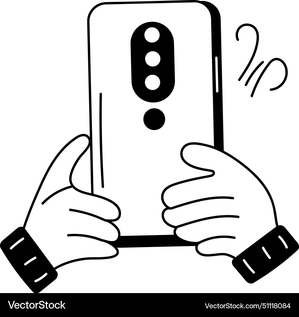 Portable device Royalty Free Vector Image - VectorStock