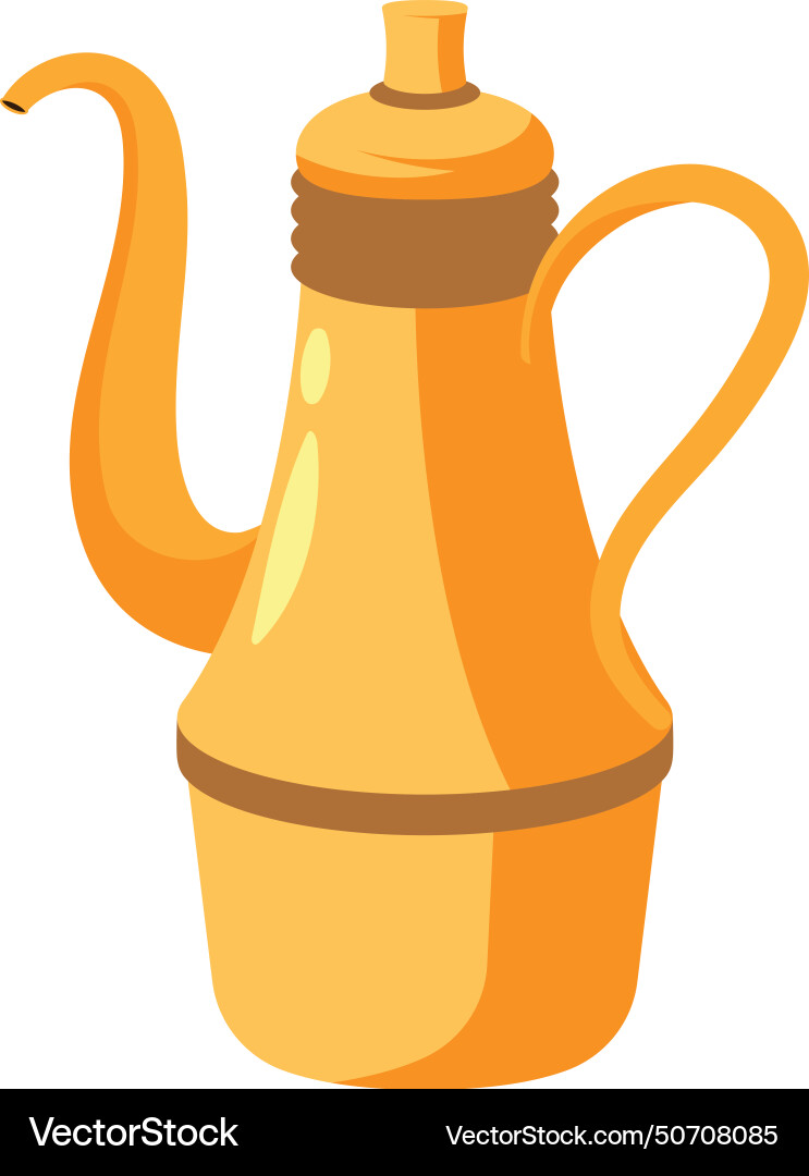 Arabian tea pot Royalty Free Vector Image - VectorStock