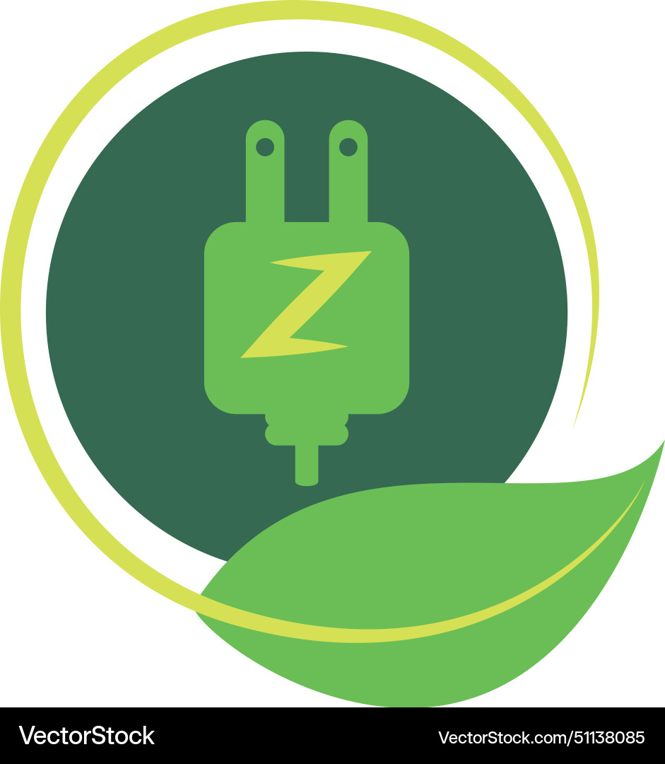 Eco label energy Royalty Free Vector Image - VectorStock