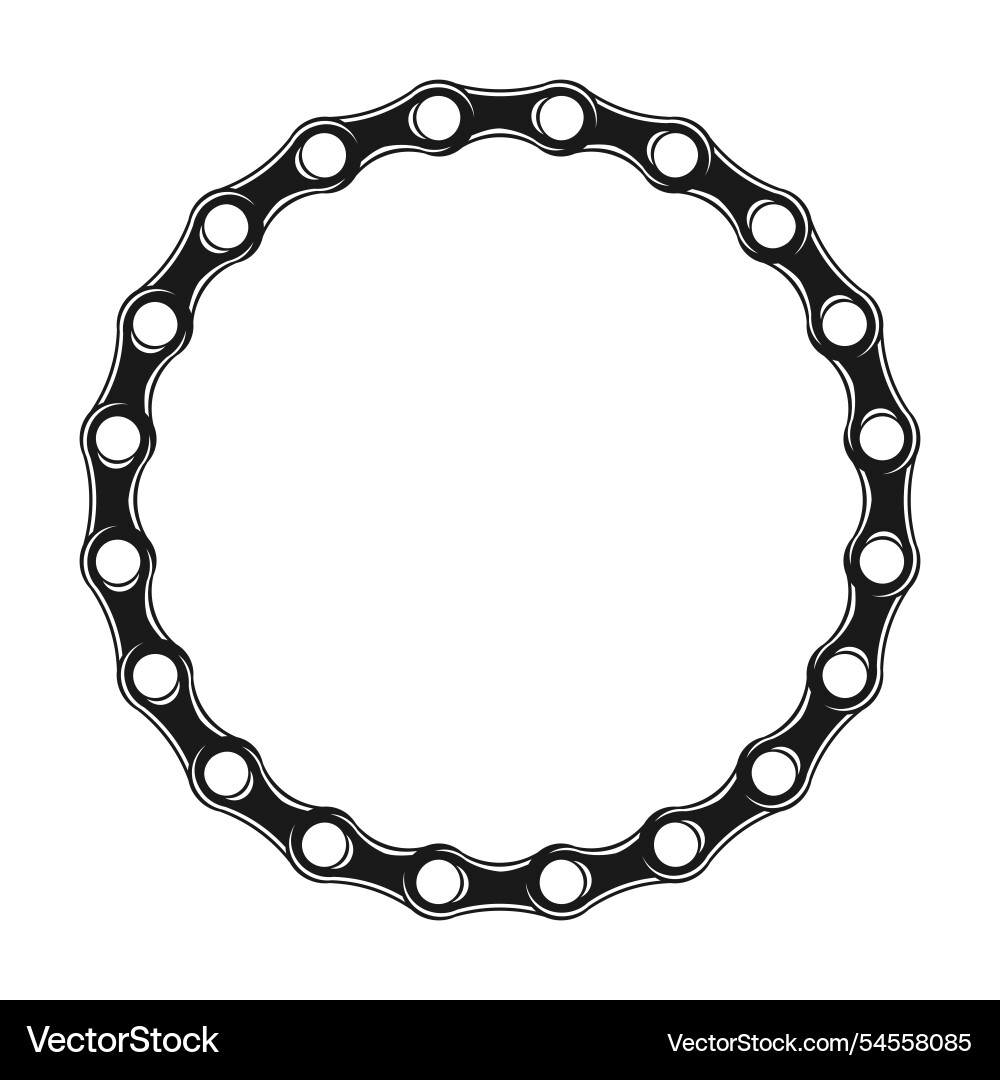 Motorcycle chain Royalty Free Vector Image - VectorStock