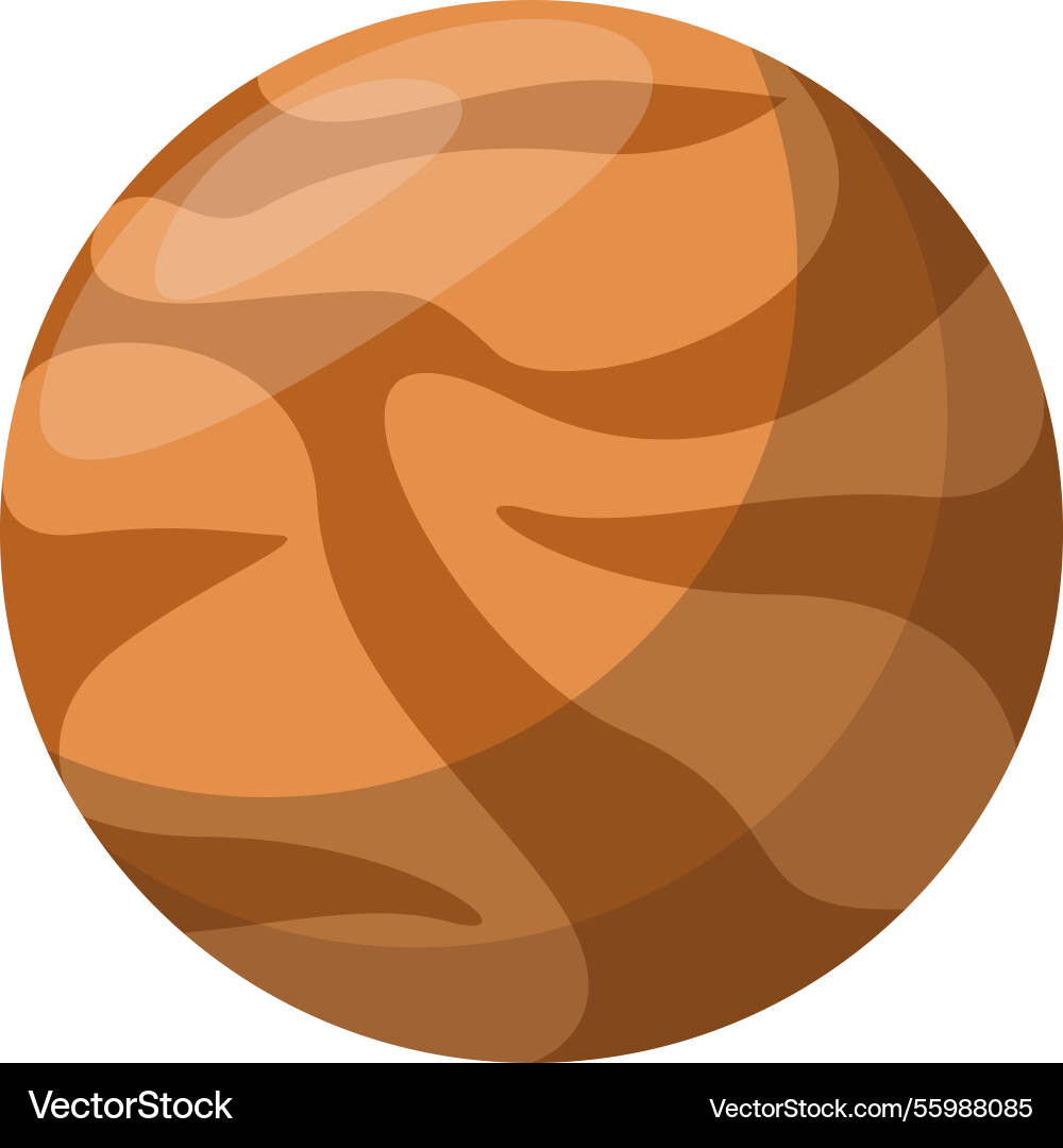 Planet mercury Royalty Free Vector Image - VectorStock Planet mercury Royalty Free Vector Image - VectorStock