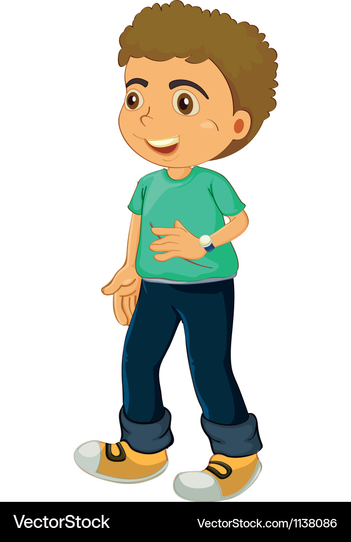 A boy Royalty Free Vector Image - VectorStock