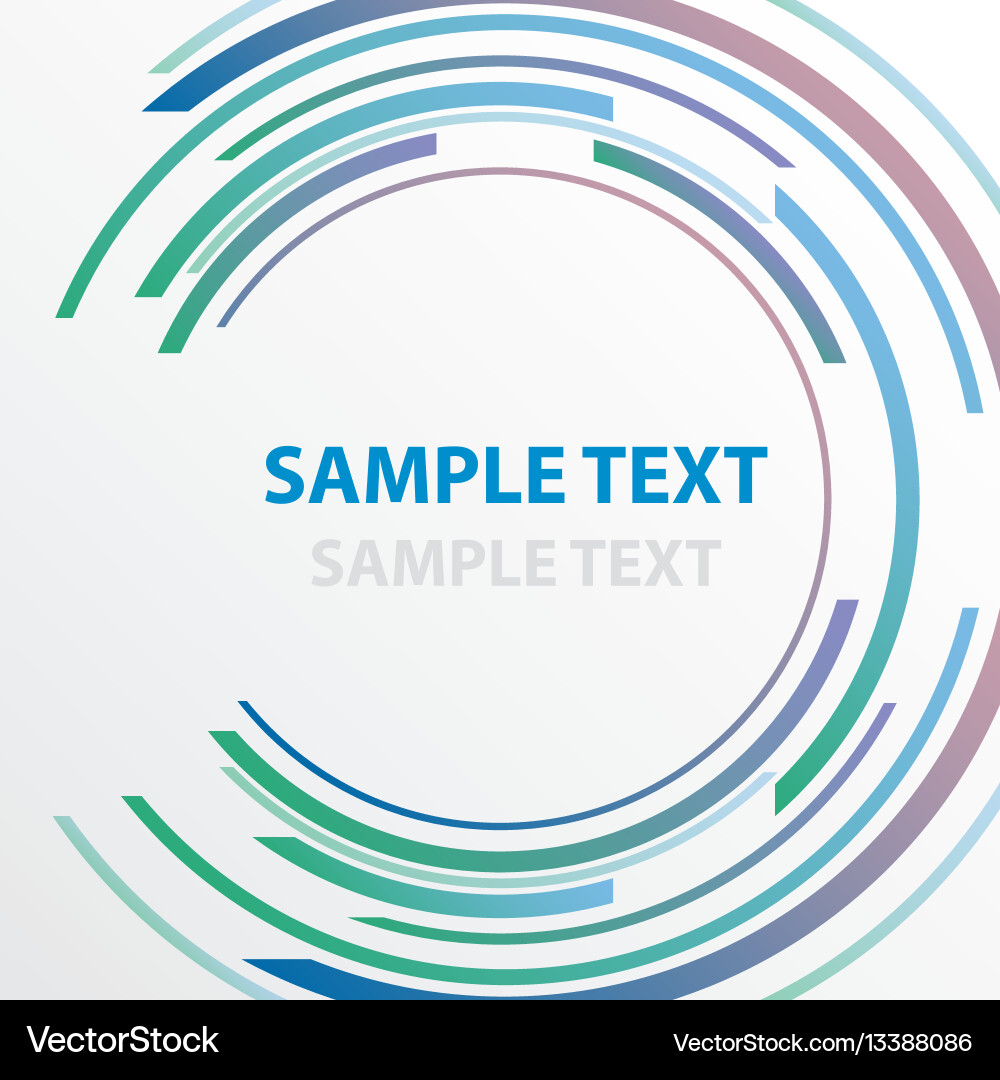 Round lines Royalty Free Vector Image - VectorStock