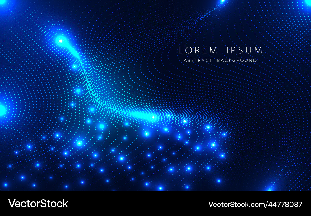 Abstract wave beautiful lines concept technology Vector Image