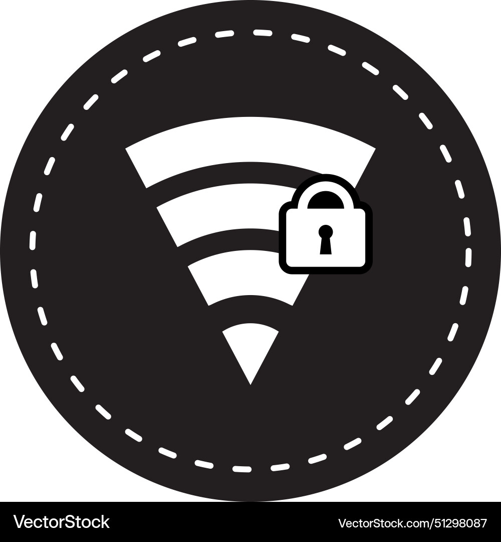 Wifi status icon Royalty Free Vector Image - VectorStock