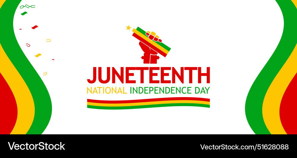 Celebrate juneteenth with these stunning design Vector Image