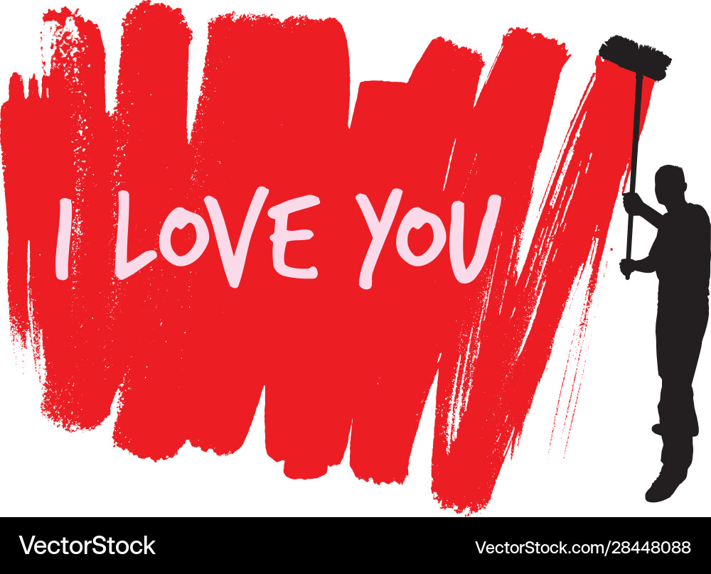 I love you Royalty Free Vector Image - VectorStock