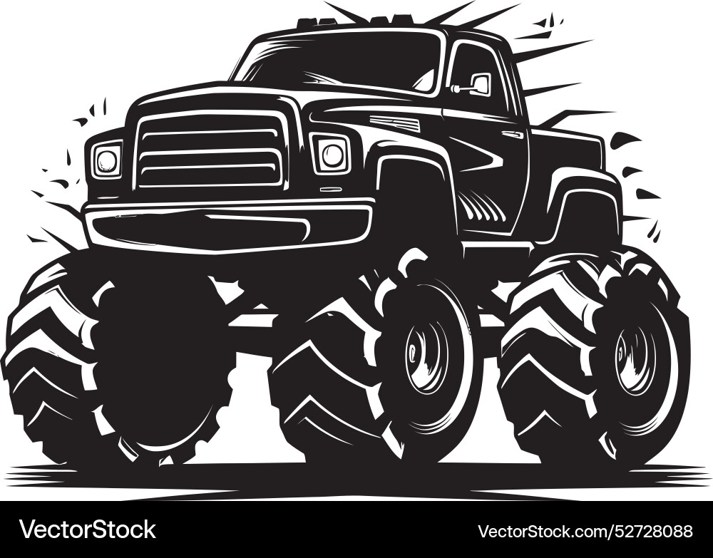 Monster Truck Vector Images (over 2,700)