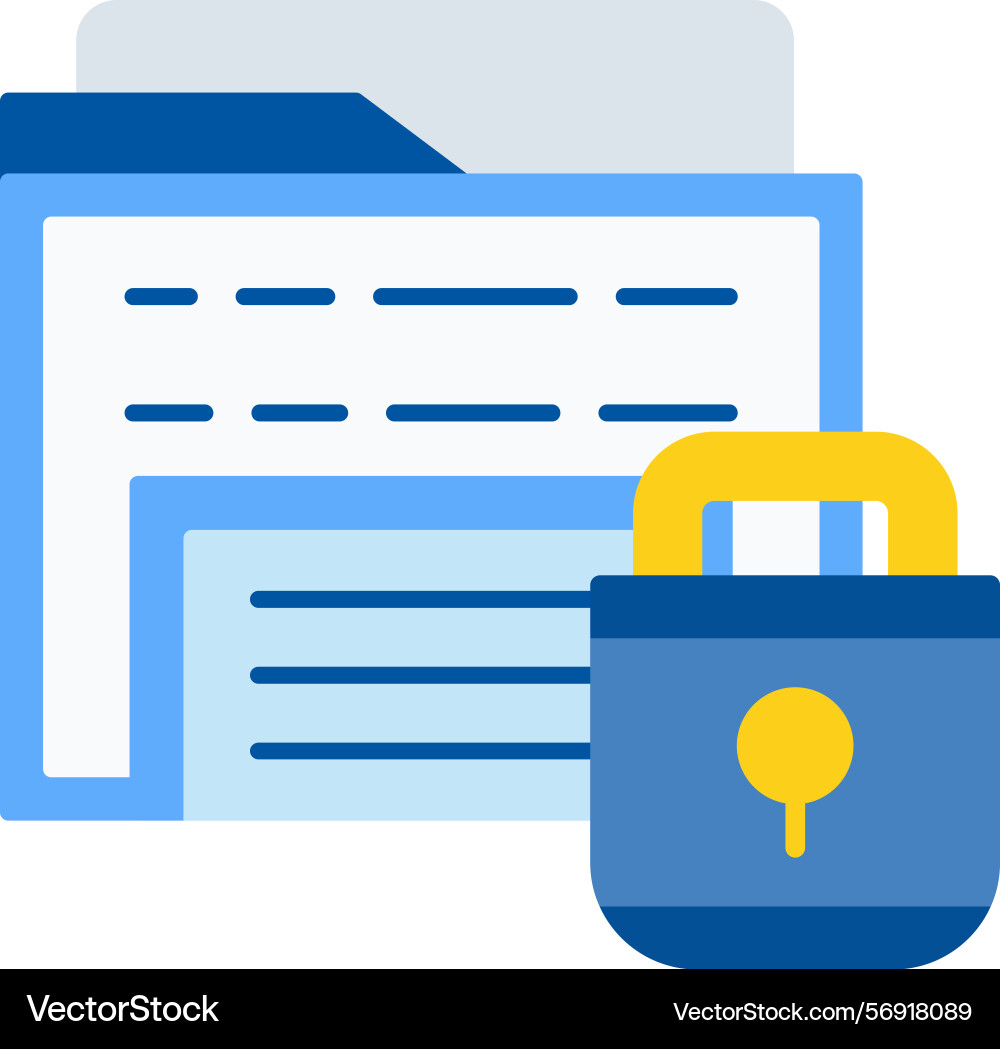 Folder icon Royalty Free Vector Image - VectorStock