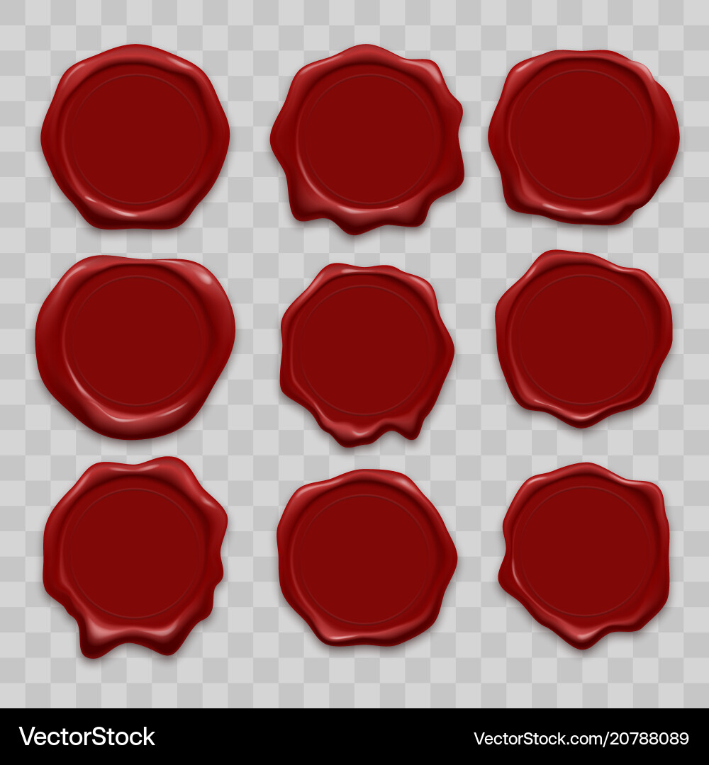 Wax Seal Transparent Vector Images (over 160)