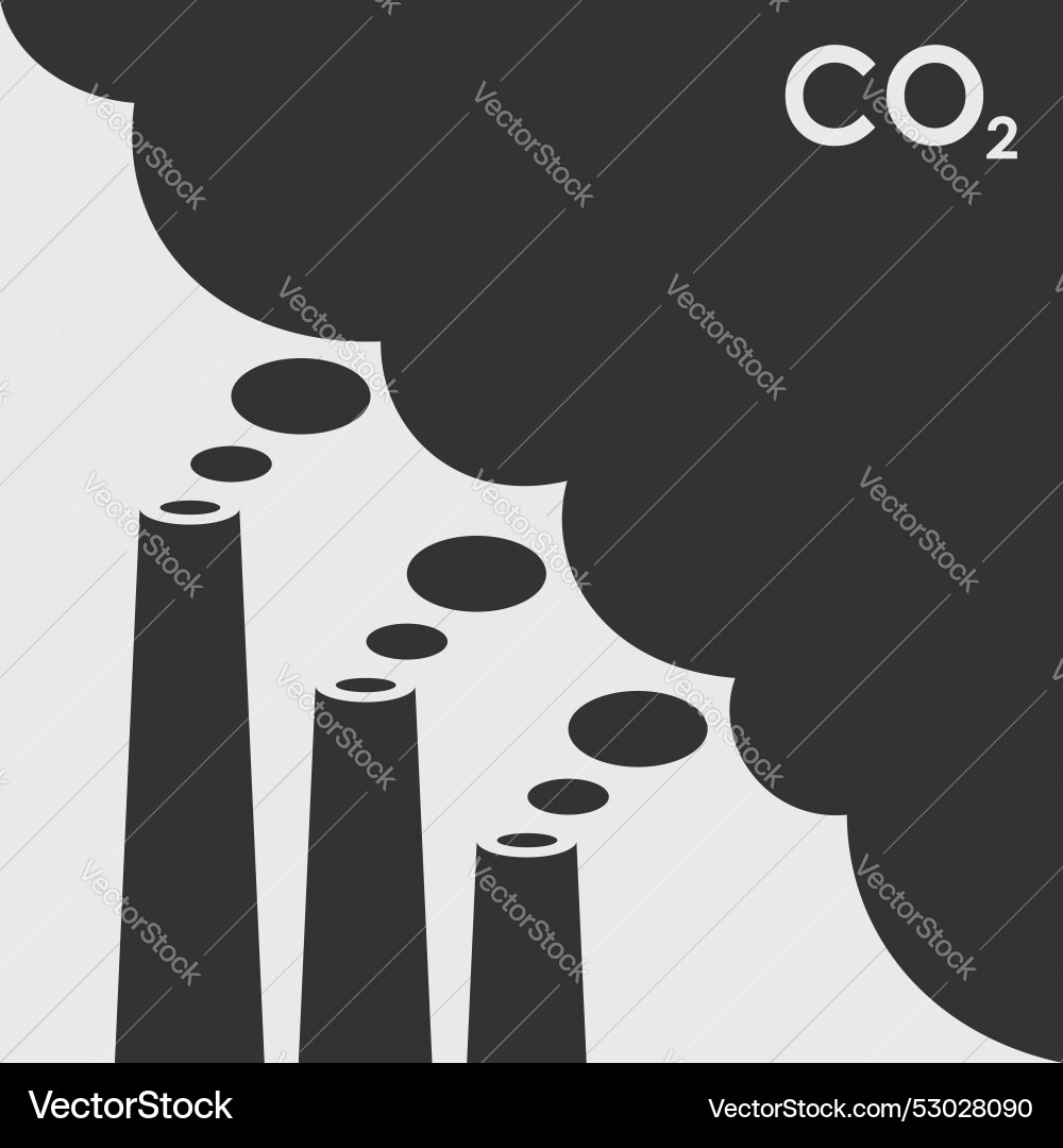 Air pollution Royalty Free Vector Image - VectorStock