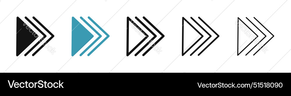 Forward icon Royalty Free Vector Image - VectorStock