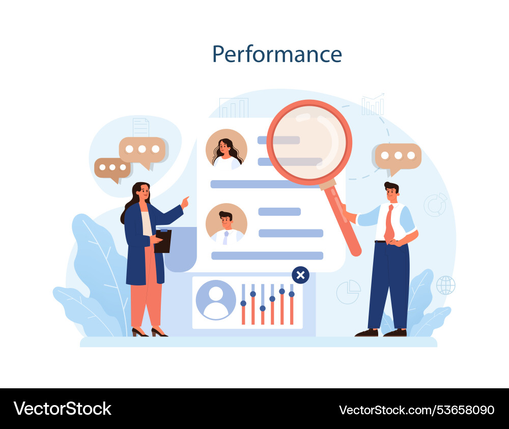 Human resources manager competency personnel Vector Image
