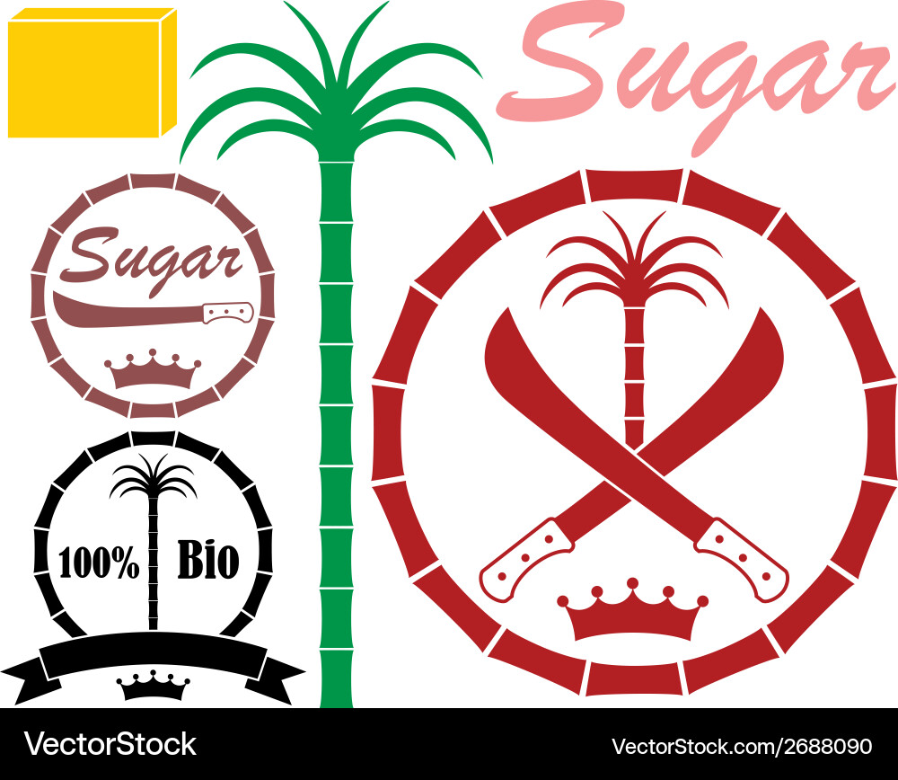 Sugar Royalty Free Vector Image - VectorStock