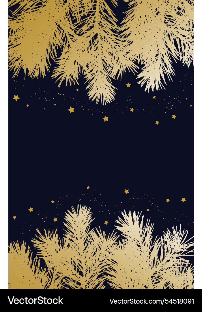 Holiday greeting card frame Royalty Free Vector Image