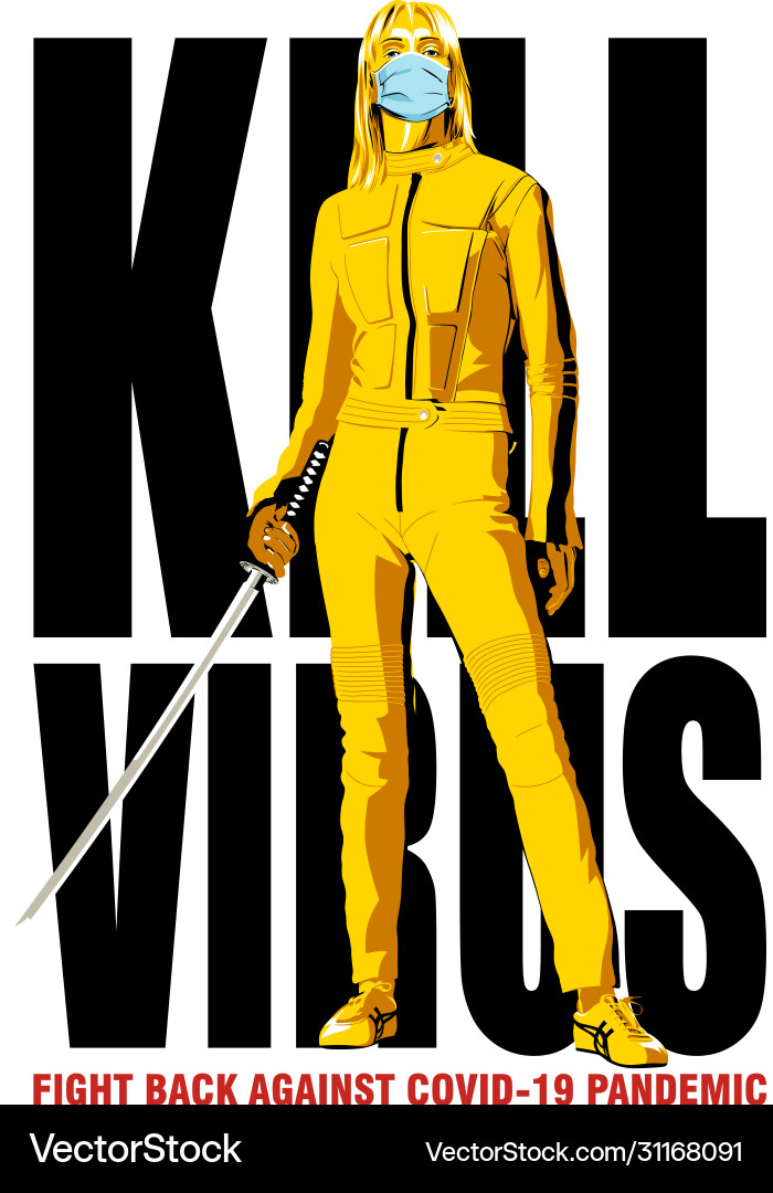 Kill virus Royalty Free Vector Image - VectorStock