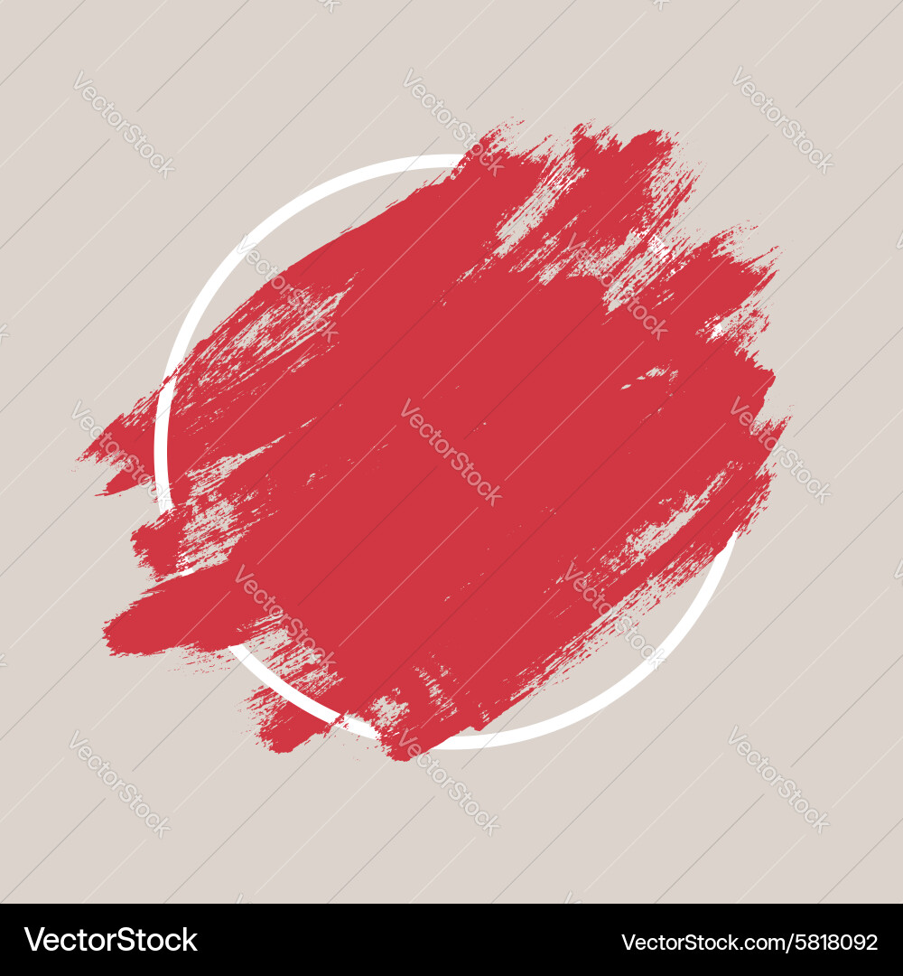 Abstract hand painted textured ink brush Vector Image