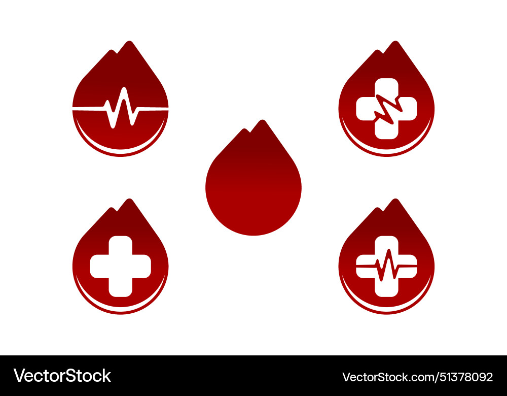 Blood drop design Royalty Free Vector Image - VectorStock