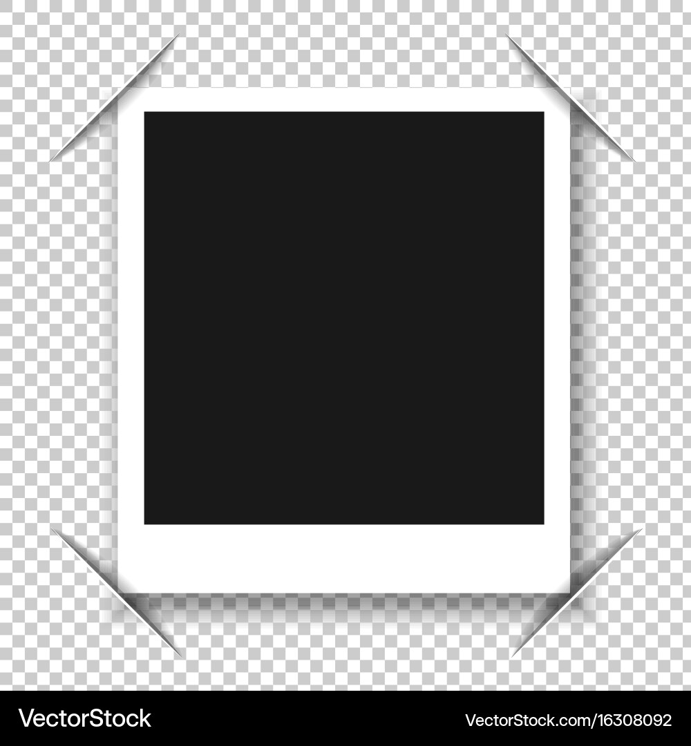 Photo with transparent background Royalty Free Vector Image