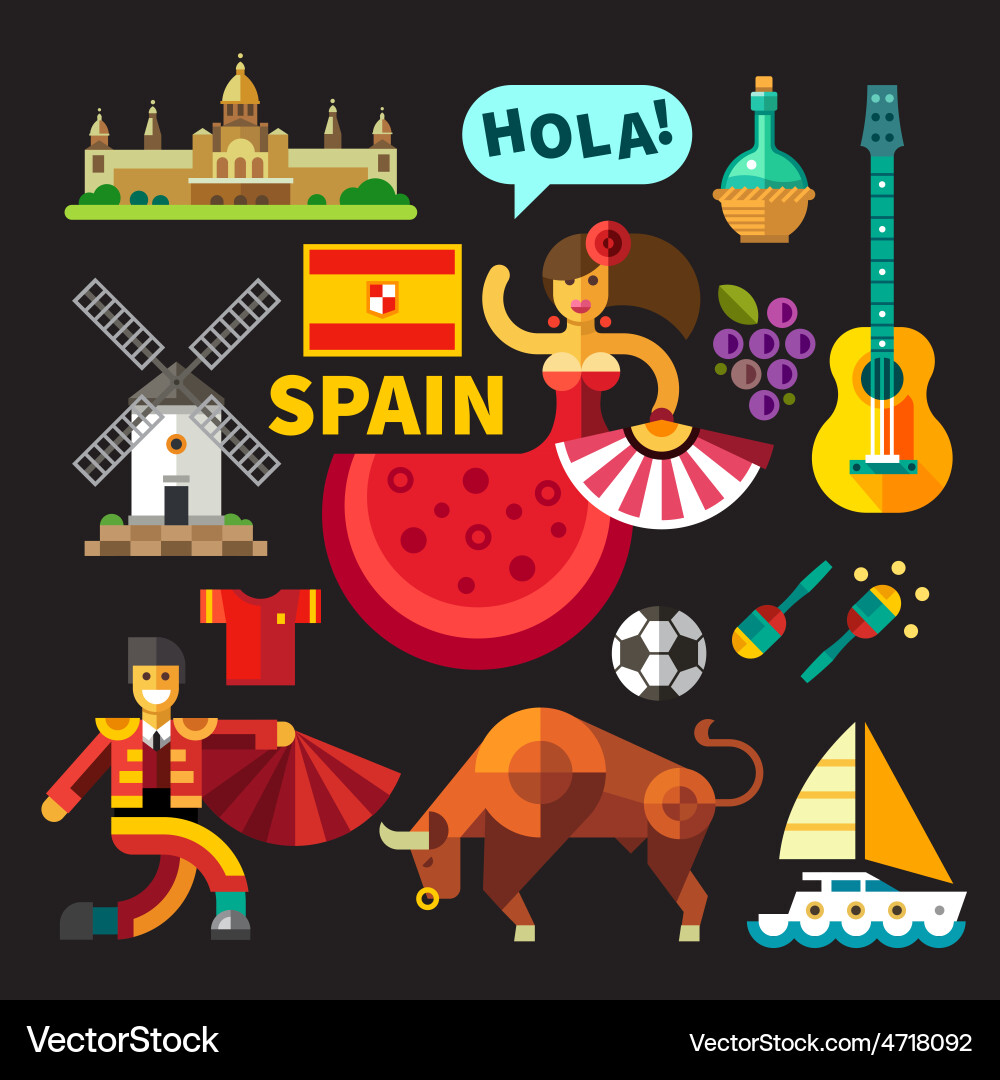 Spain Royalty Free Vector Image - VectorStock
