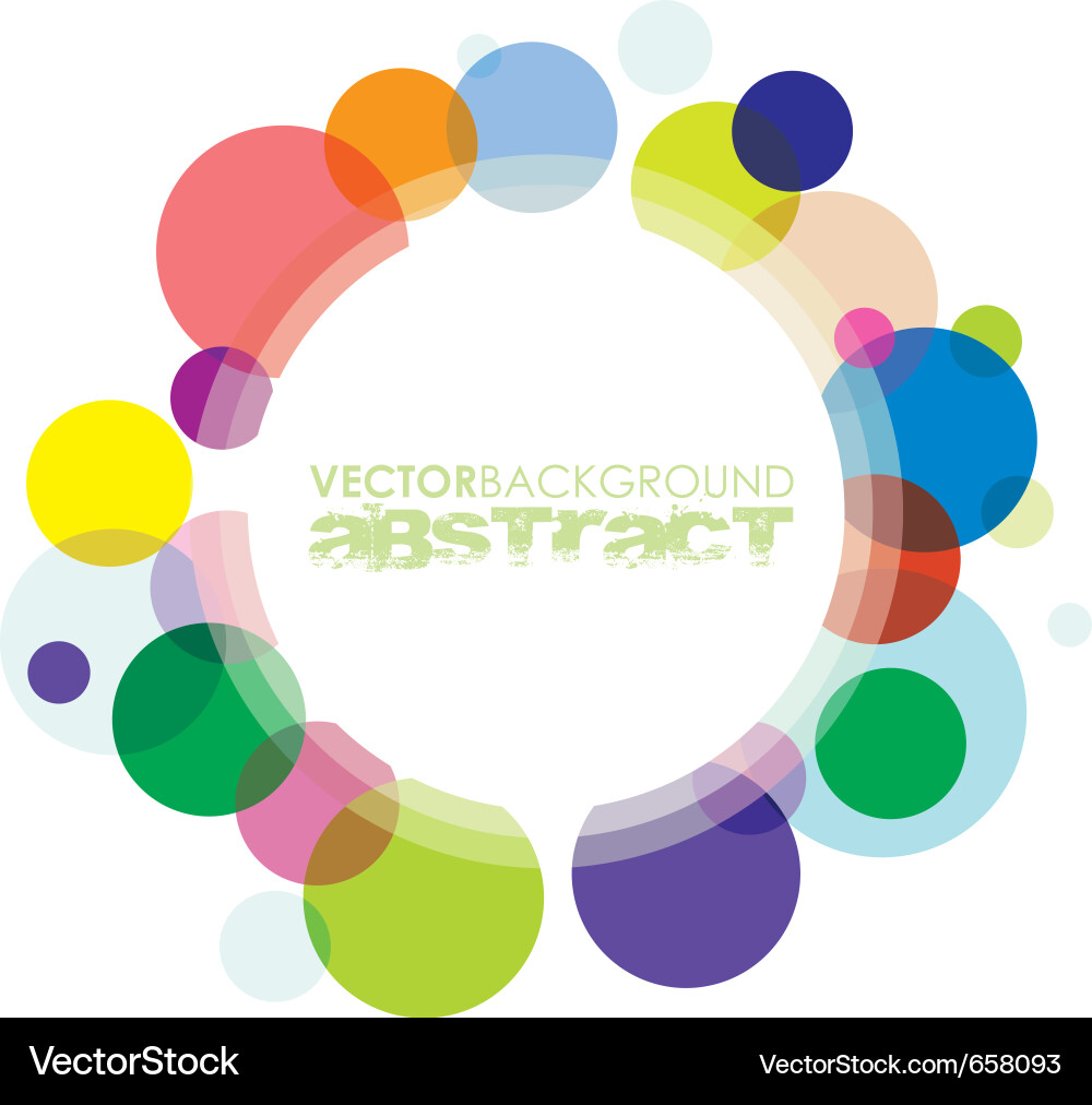 Abstract circle background Royalty Free Vector Image