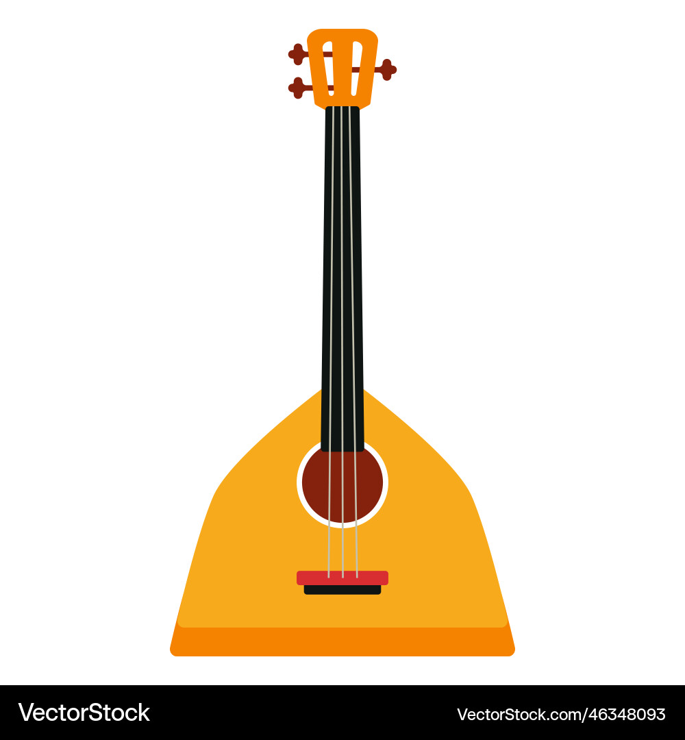Balalaika russian musical instrument icon Vector Image