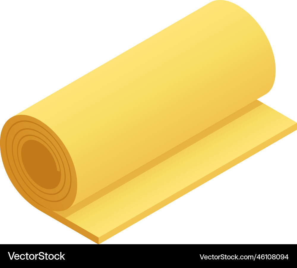 Construction materials roll composition Royalty Free Vector