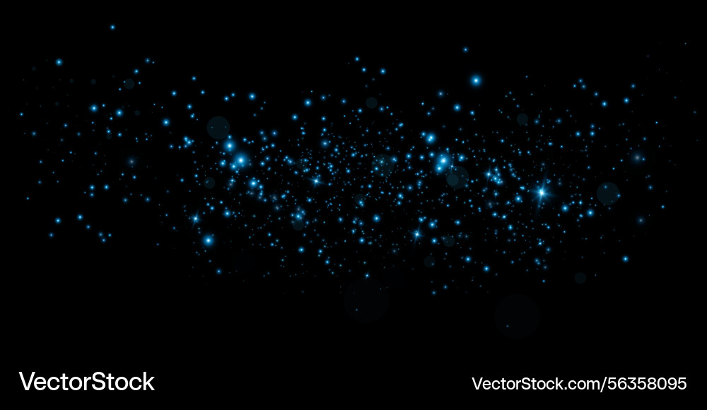 Starry night a stunningly beautiful array Vector Image